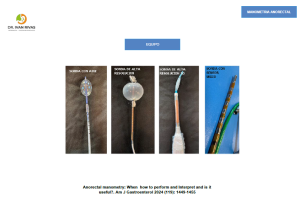 Pruebas Fisiológicas en recto: manometría rectal – Gastro Mérida